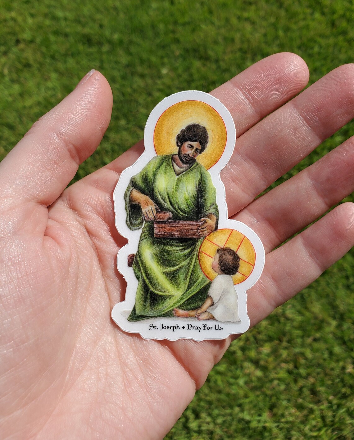St. Joseph Sticker, Catholic Gift - Etsy