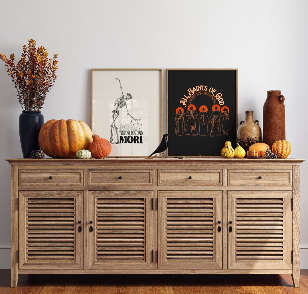 Catholic Autumn Print Set, Catholic Halloween Set, All Saints Day ...