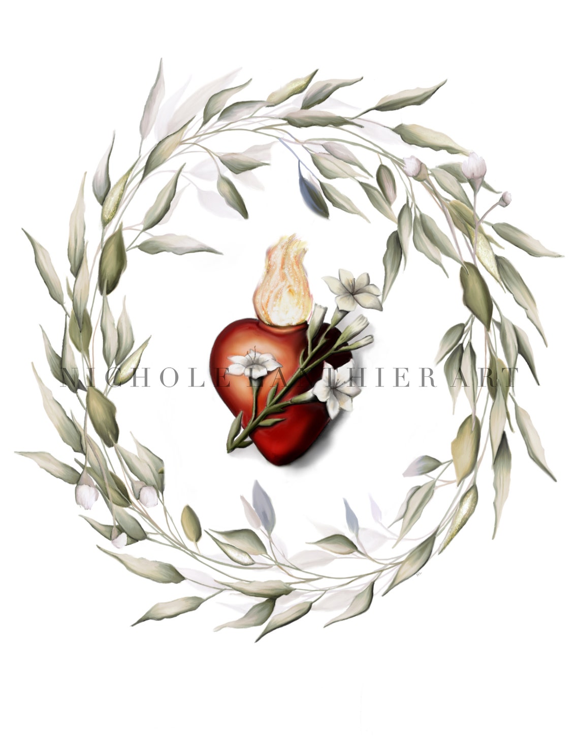 Three Hearts of the Holy Family Set 3 Prints Holy Family - Etsy