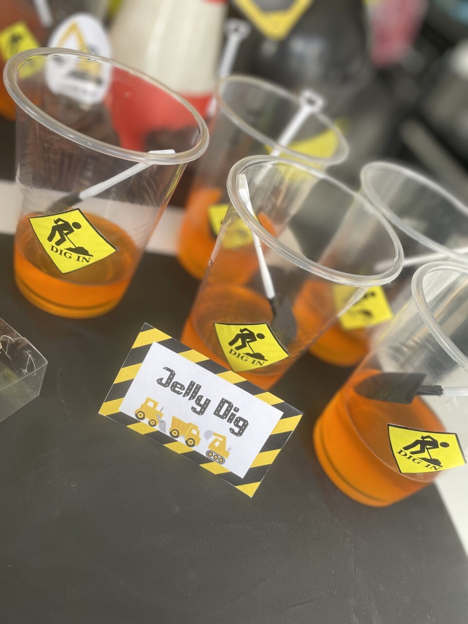 Construction Themed Food Label Cards Made up for You - Etsy