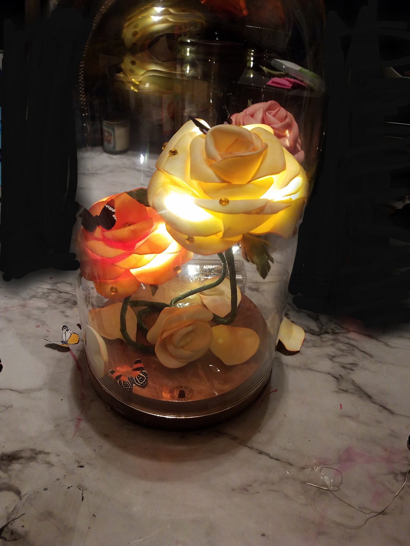 Fairytale Rose Lamp - Etsy