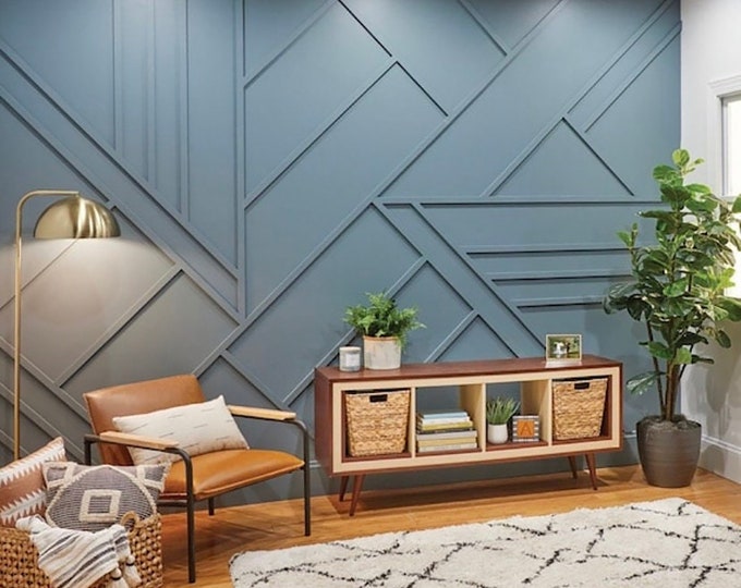 Customized Accent Wall Plans, Amazing Wall Design, Trim Wall Design ...