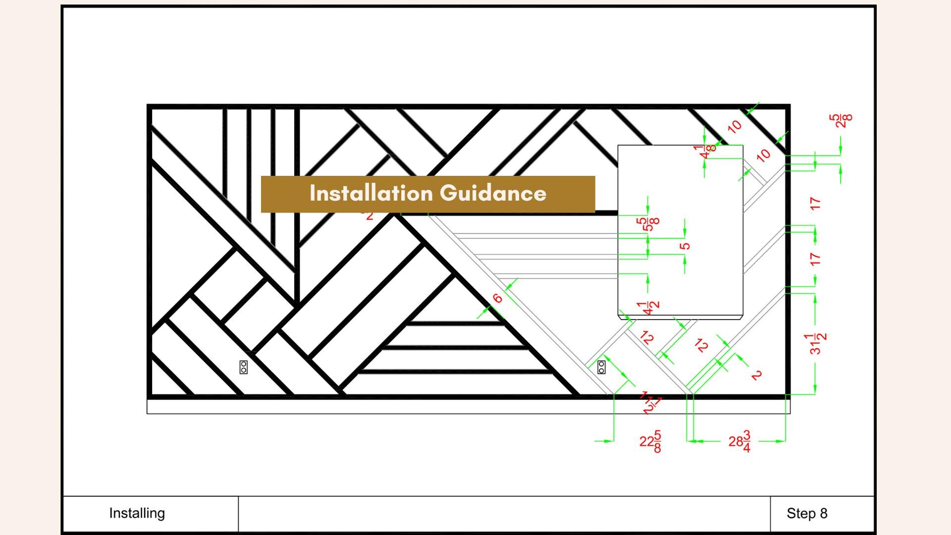 Custom Accent Wall Design Plan: DIY Modern Molding (digital Download ...