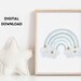 Watercolor Rainbow Print,nursery Room Decor, Boys Room Poster,kids Wall ...