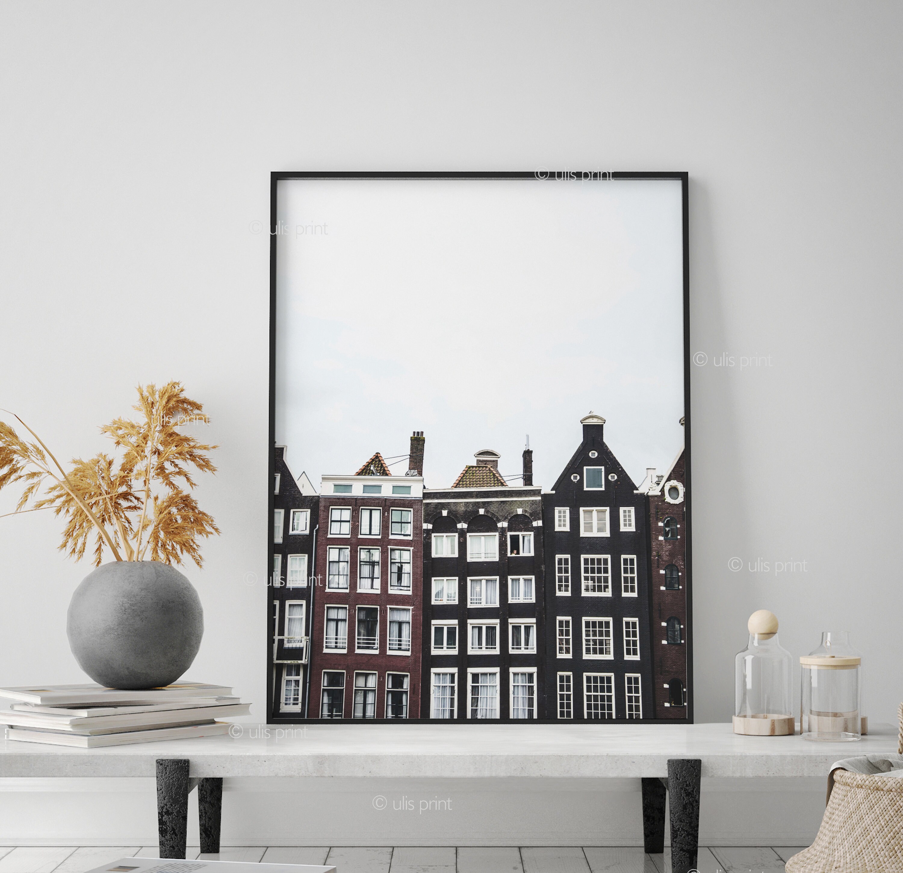 Dutch Houses Print Amsterdam City Print Amsterdam - Etsy