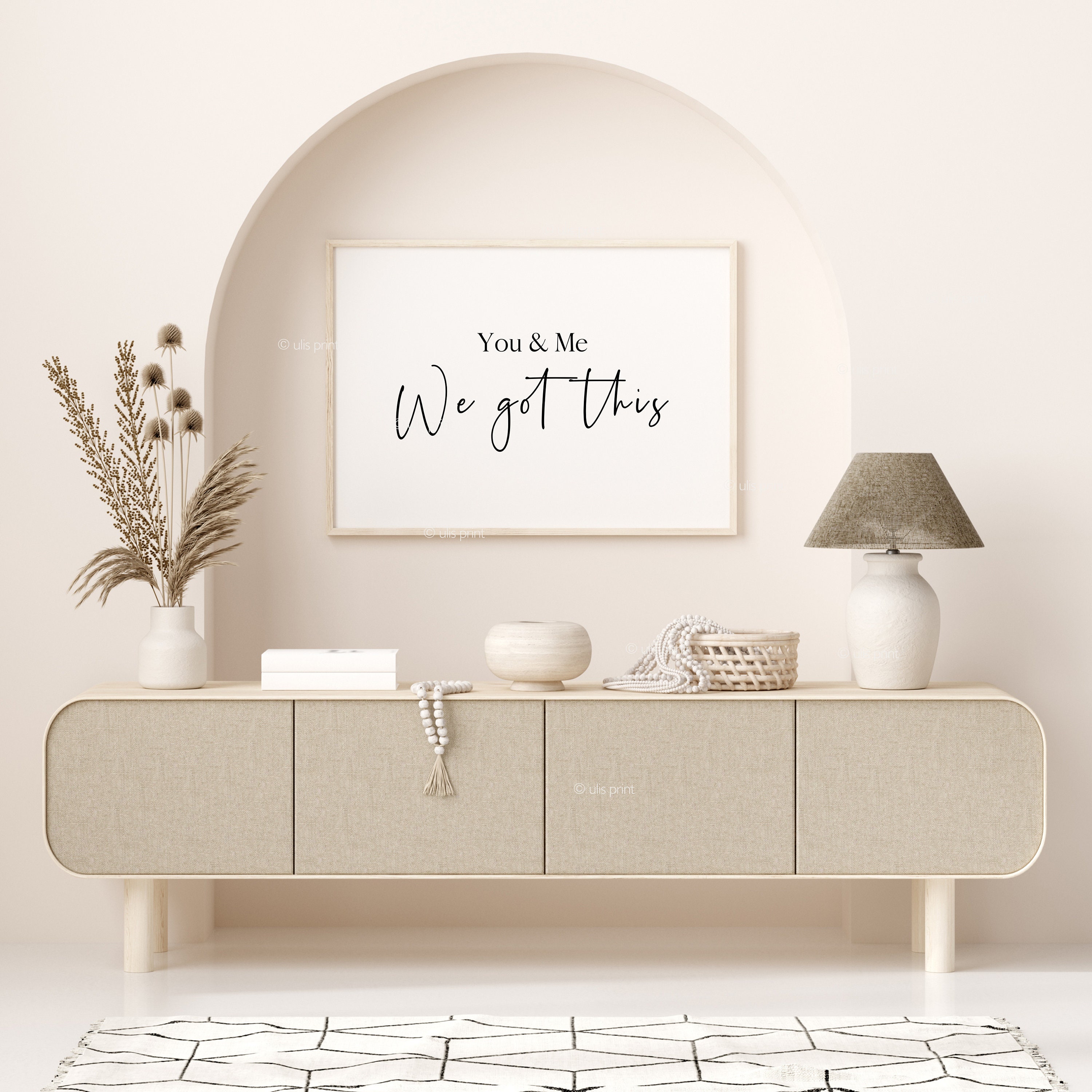 You and Me We got this Poster Couple Print Love Wall Art | Etsy