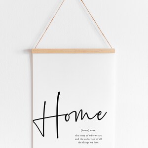 Home Definition Print Home Wall Art Home Definition Sign - Etsy