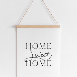 Home Sweet Home Print, Welcome Home Poster, Housewarming Gift, Entryway ...