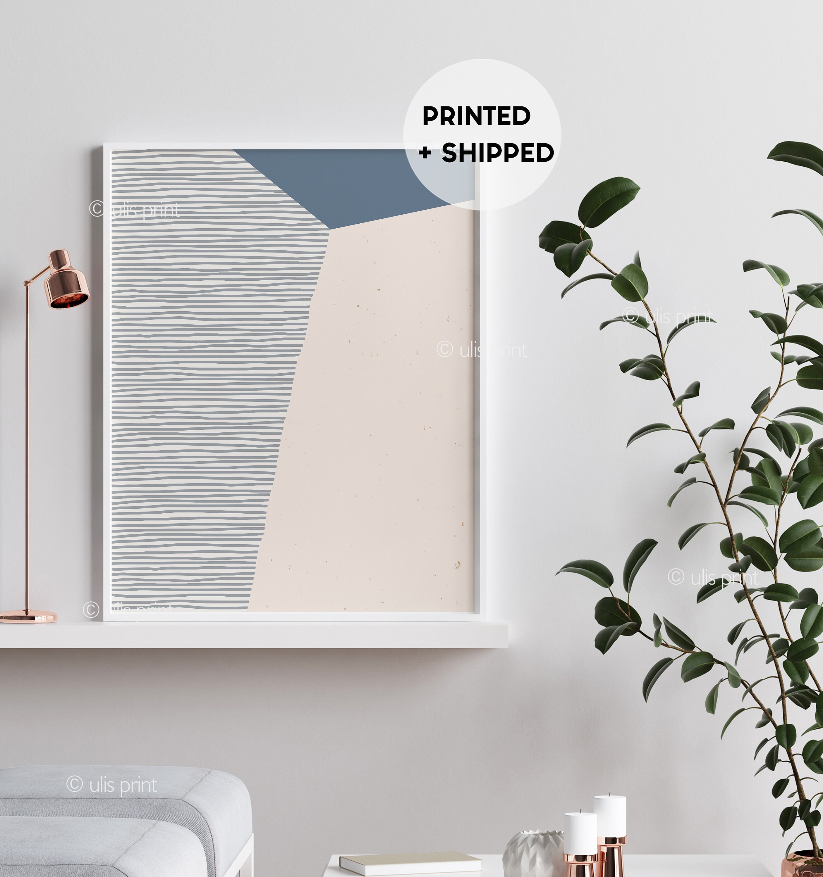 Abstract Art Print Stripes Print Texture Poster Original | Etsy