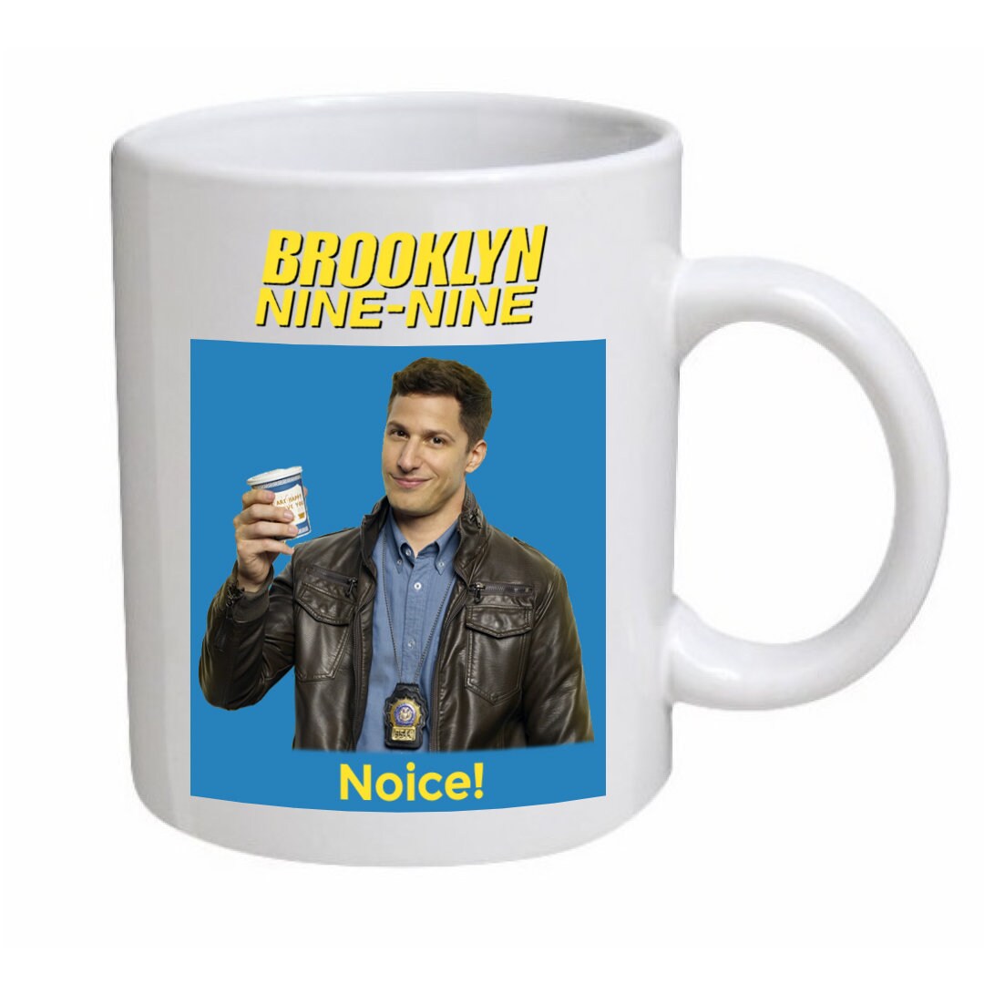 Funny Brooklyn Nine Nine Jake Peralta Noice Mug TV Show Birthday Gift ...