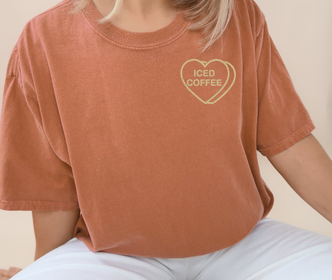 Valentine Candy Conversation Heart Personalized Tshirt Embroidered ...