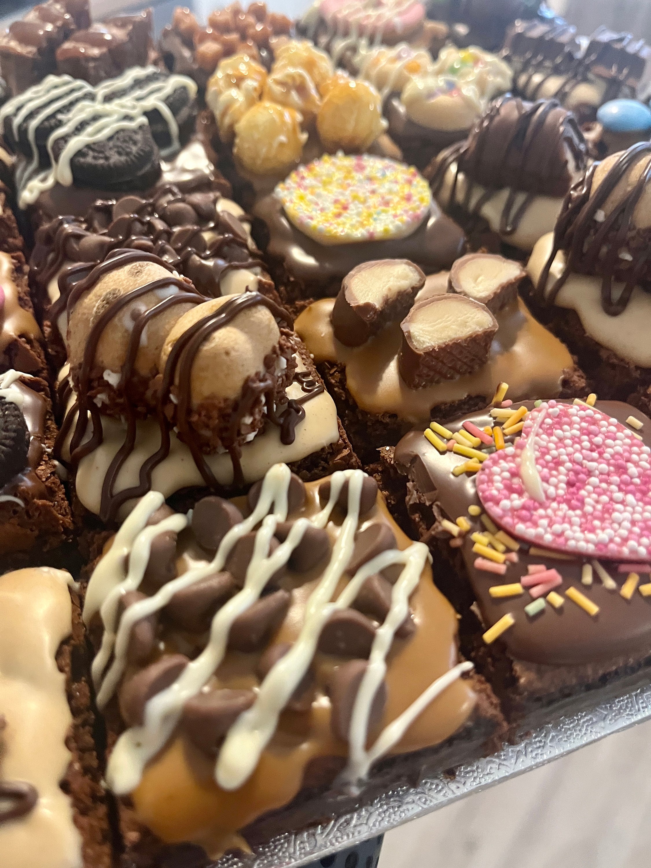 Bitesize Brownie Box. Mixed Box of Postal Brownies. 25 Mini Brownies ...