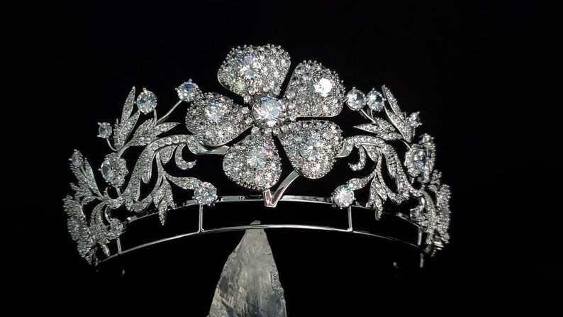 Spanish Floral Diamond Tiara Replicaroyal Tiara Replica - Etsy
