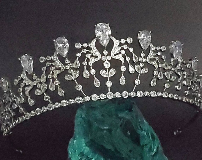 Elegant Bourbon Parma Bridal Tiara French Royal Replica / the Princess ...