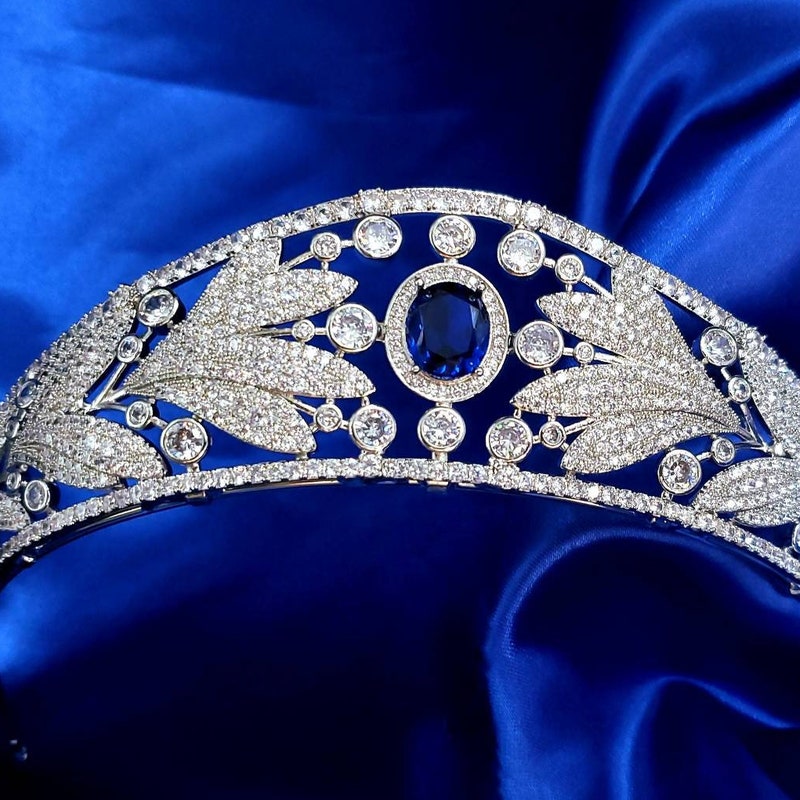 Blue Tiara - Etsy