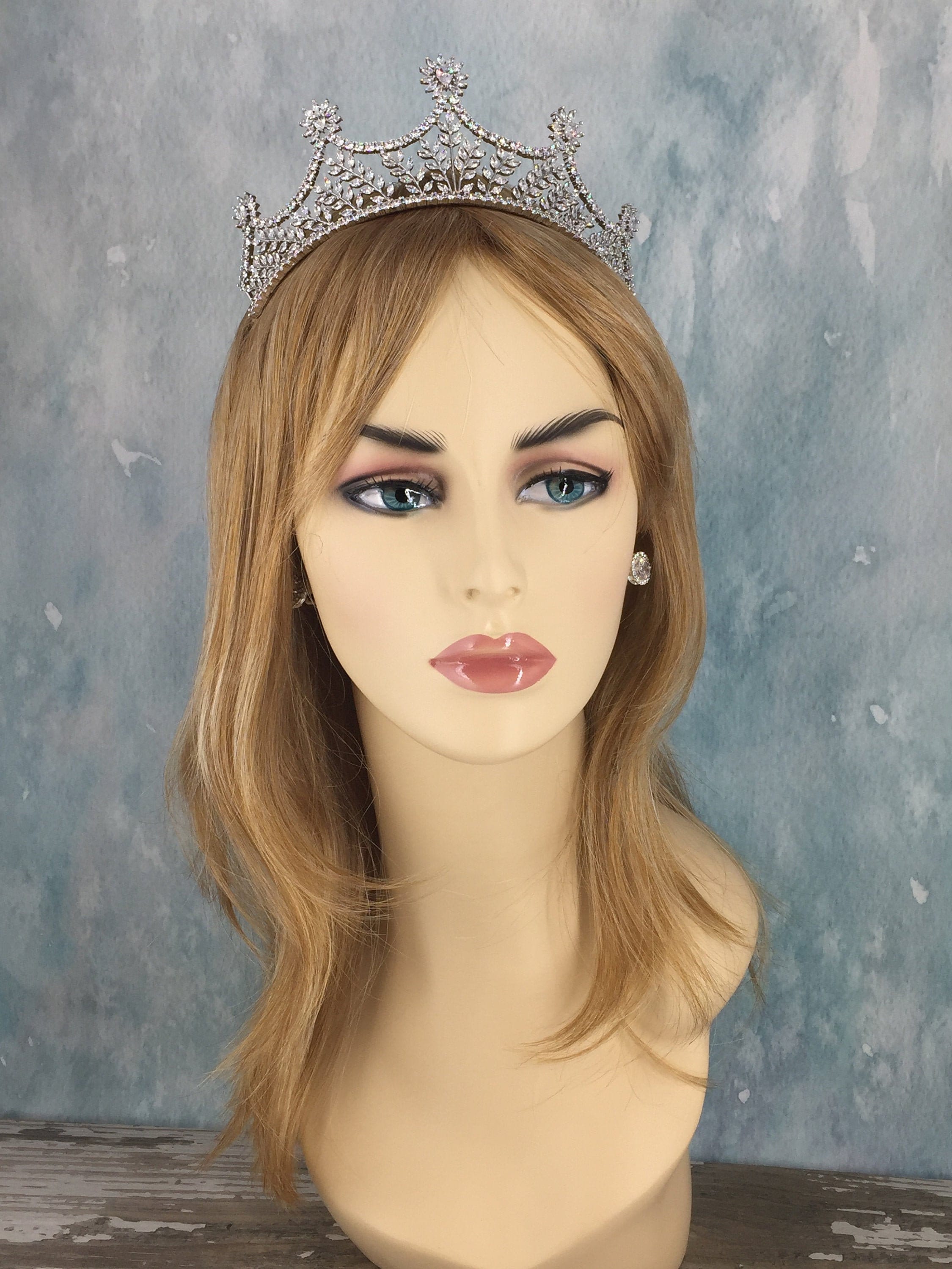 Silver Tiara,aaaa Zirconia Silver Bridal Tiara, Princess Bride Tiara ...