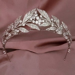 Brabant Laurel Wreath Bridal Tiara of Belgium Royal Replica Wedding ...
