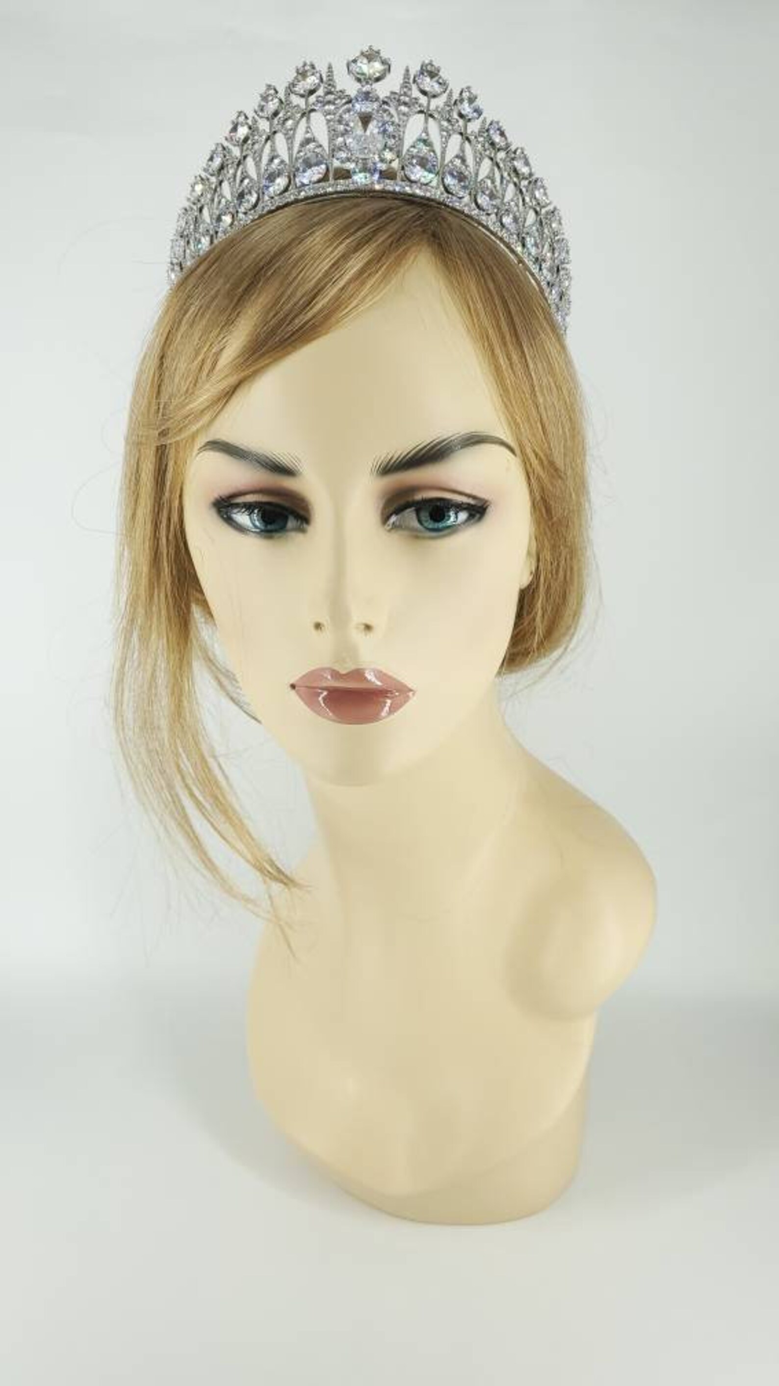 Swarovski Crystal Bridal Tiara Large Royal Tiara Dutch | Etsy