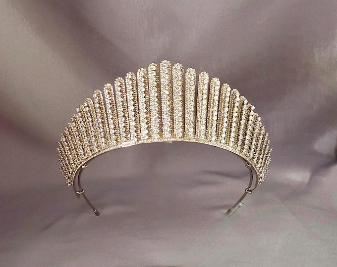 Tiara, Floral Danish Royal Ruby Parure Tiara Replica – Queen Mary of ...