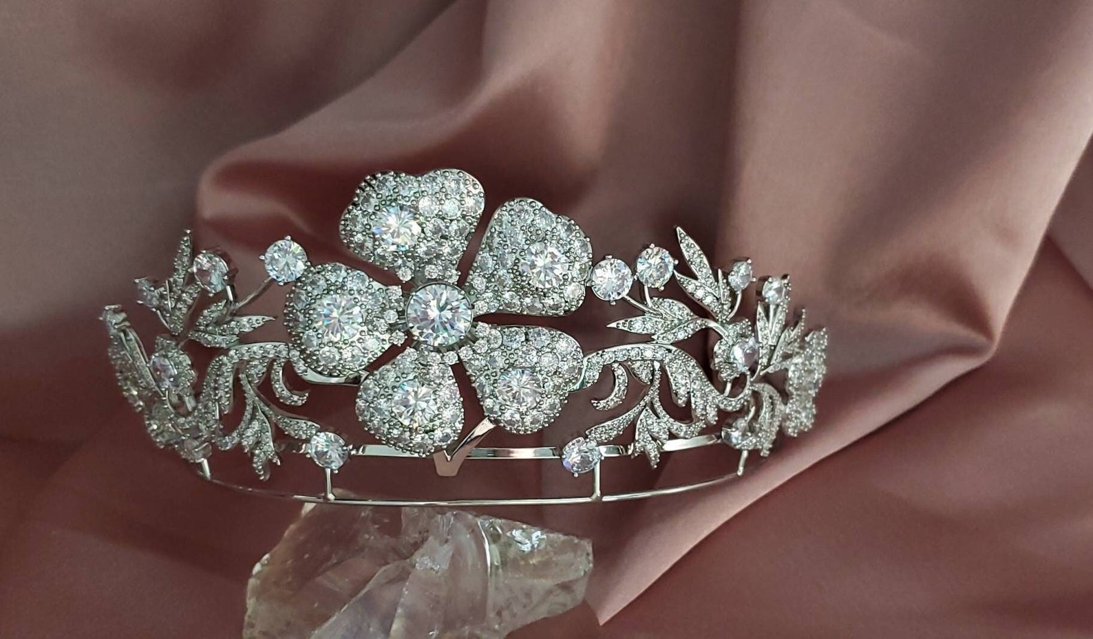 Spanish Floral Diamond Tiara Replicaroyal Tiara Replica - Etsy