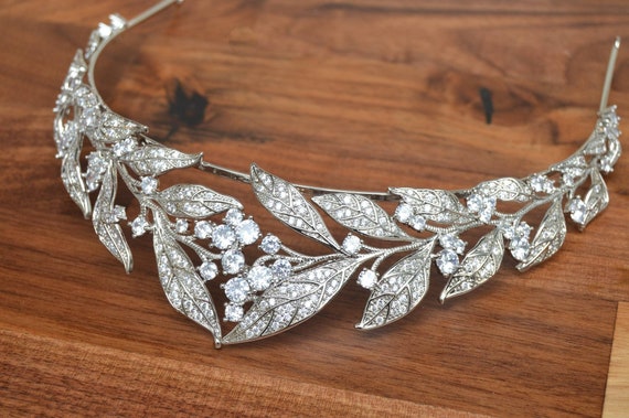 Brabant Laurel Wreath Bridal Tiara Royal Replica Wedding - Etsy