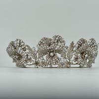 Ruby Red Crystal Crown,victorian Royalty Crown, Red Tiara, Quinceanera ...
