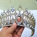 Swarovski Crystal Bridal Tiara, Large Royal Tiara, Dutch Sapphire and ...