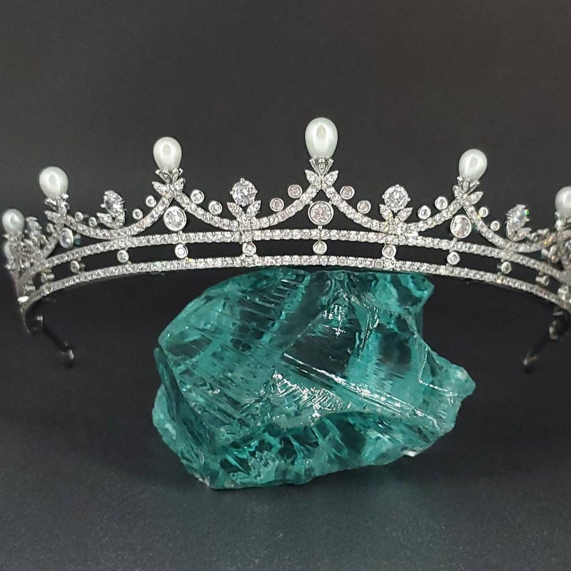 Pearl 925 Tiara - Etsy