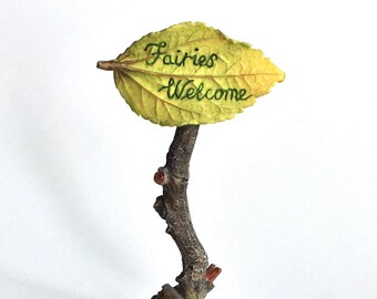 Fairies Welcome Sign | Etsy