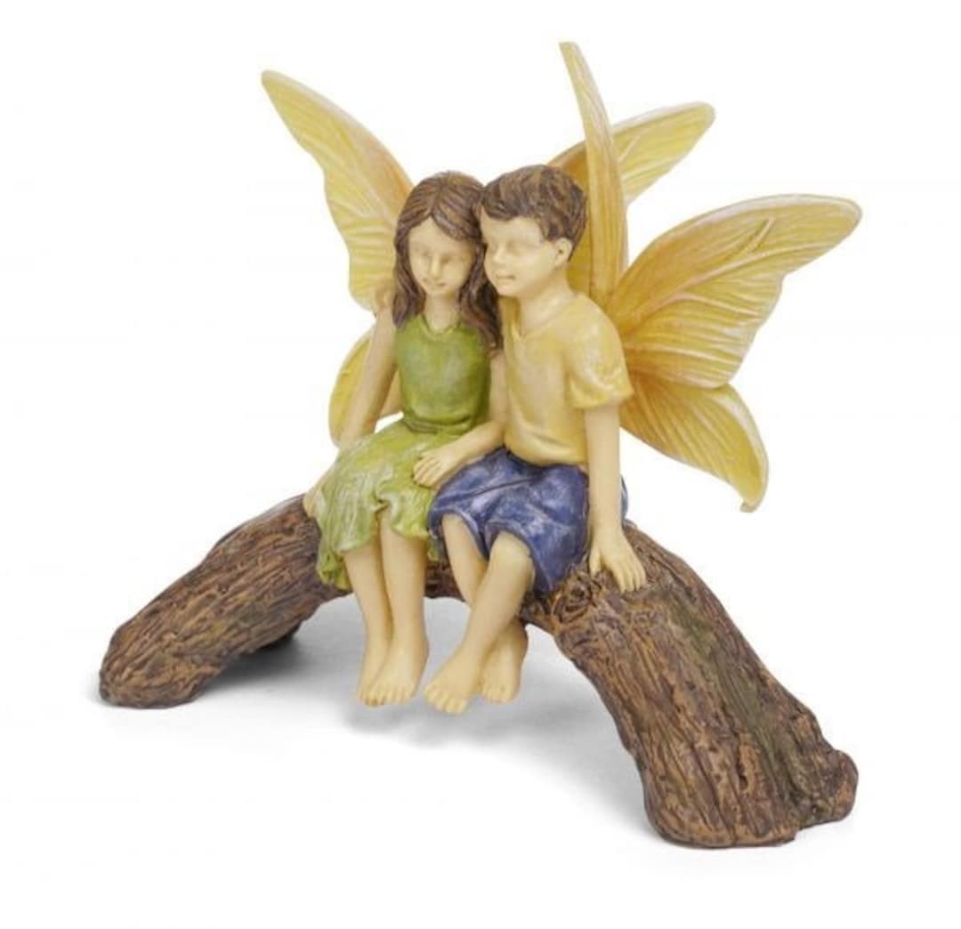 Cute Fairy Couple on Bridge - Etsy