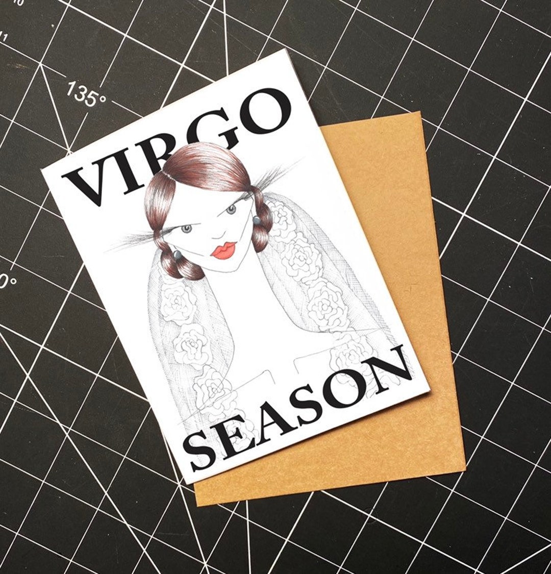 Virgo Card - Etsy