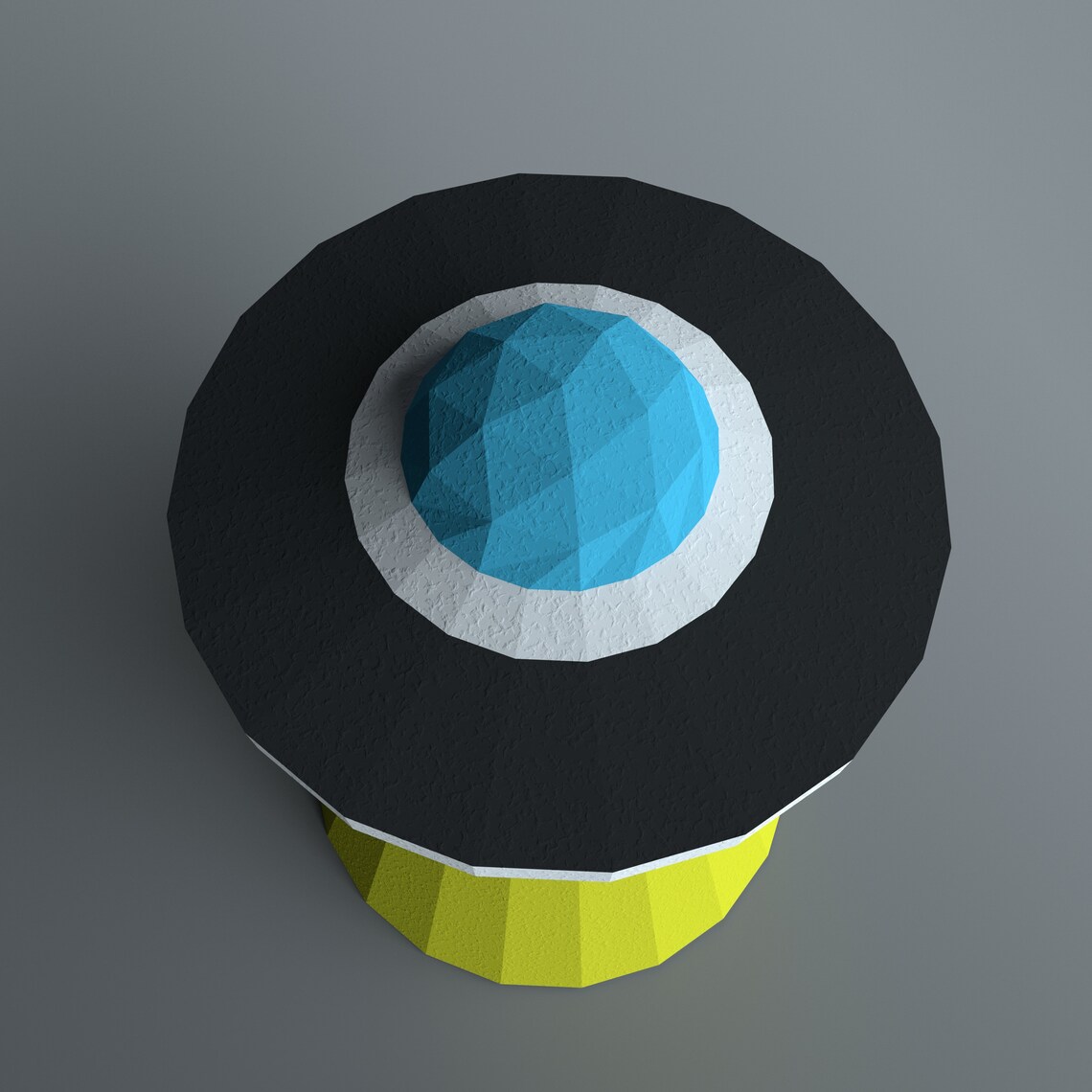 UFO DIY Papercraft 3d Sculpture. Download PDF Templates. - Etsy