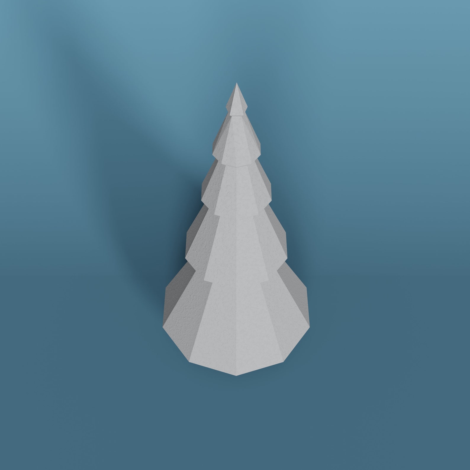 3D Papercraft Low Poly Christmas tree DIY paper Xmas Tree | Etsy