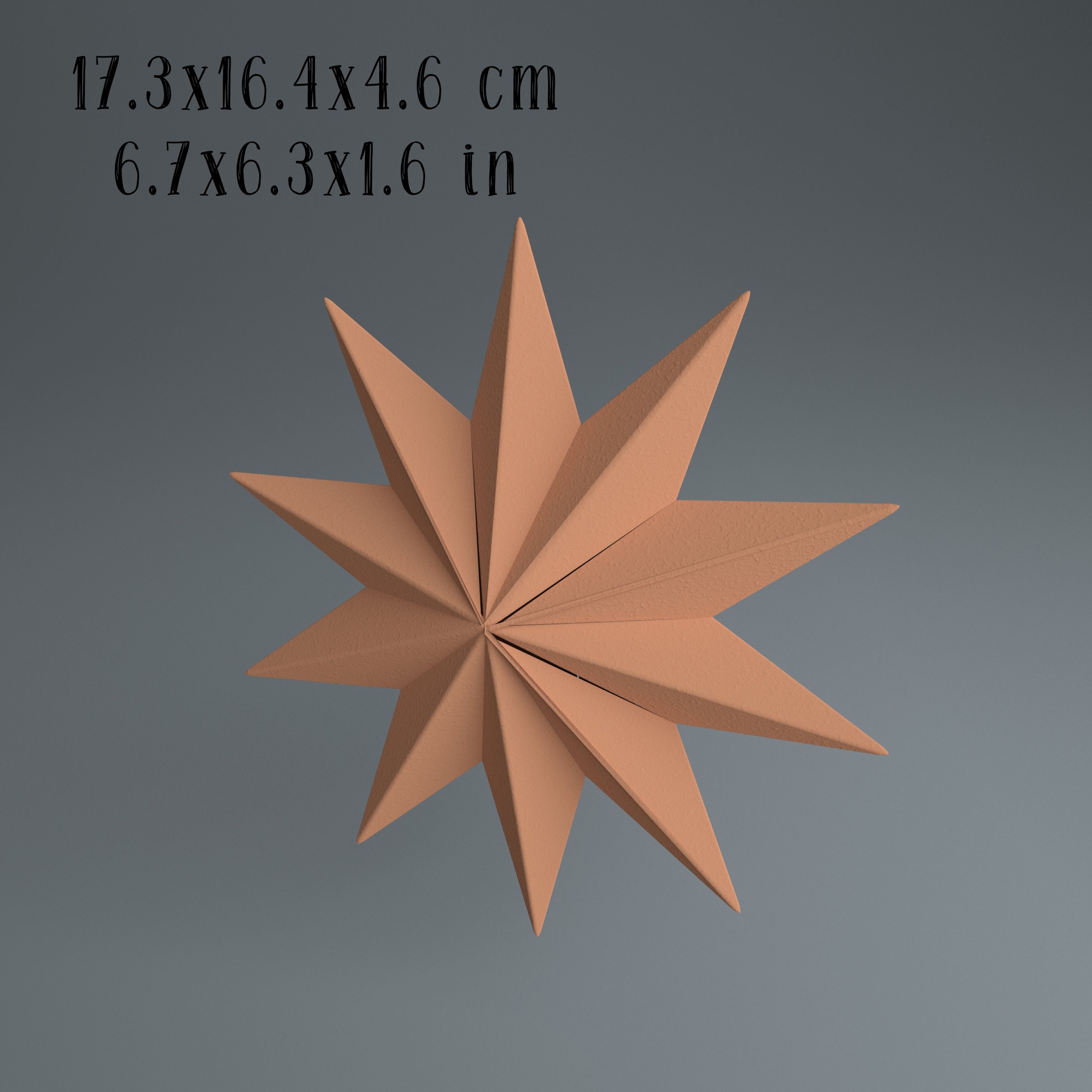 3D Papercraft Low Poly Star Pack for Party or New Year Eve | Etsy