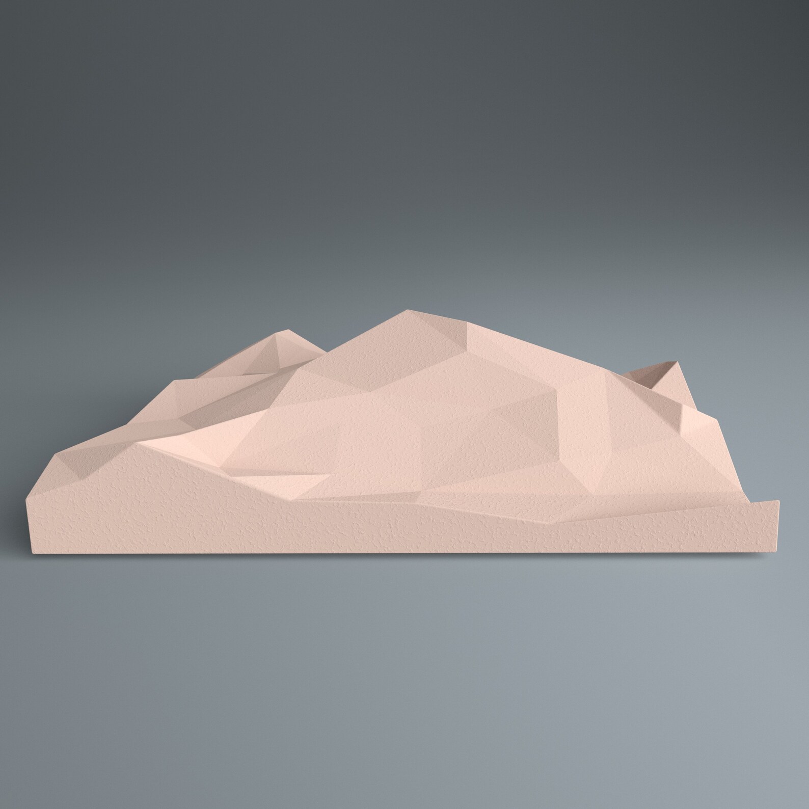 DIY Papercraft Terrain 3d Sculpture. Mountain Model. Download - Etsy