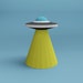 UFO DIY Papercraft 3d Sculpture. Download PDF Templates. Spacecraft ...