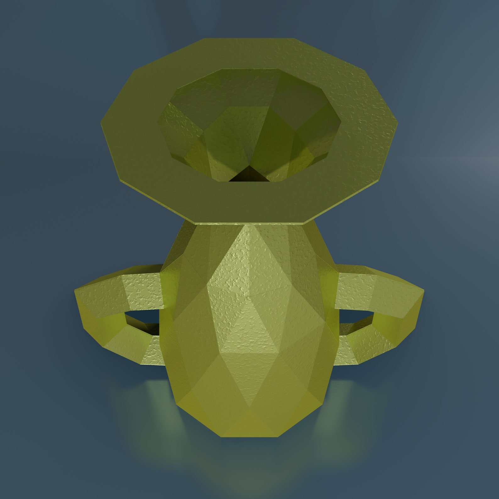 3D Papercraft Low Poly Trophy Cup DIY Big Paper Trophy | Etsy