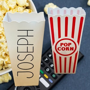 Reusable Popcorn Buckets ** Personalized Popcorn Buckets ** Custom Name ...