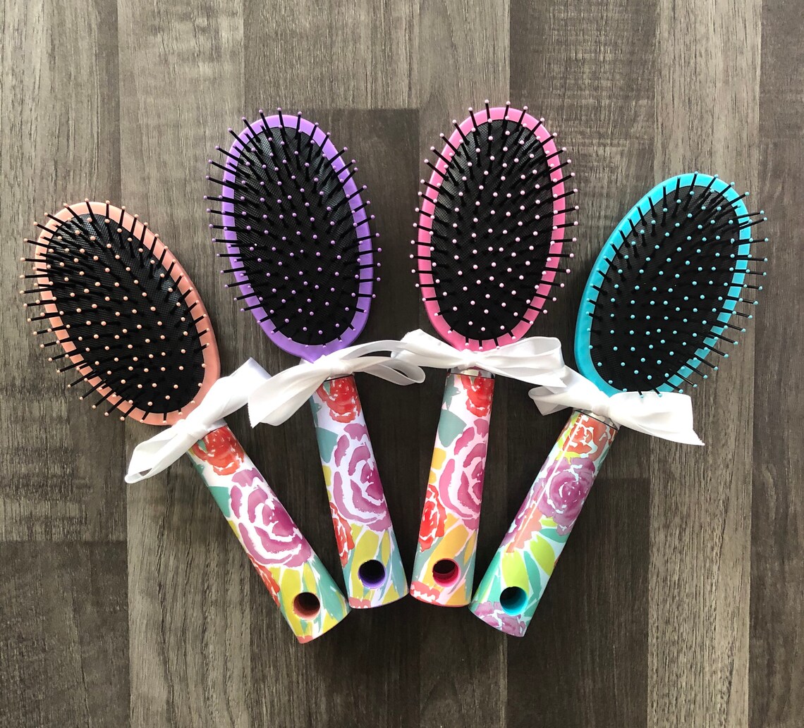 Personalized hair brush Girls hair brush Custom hair | Etsy