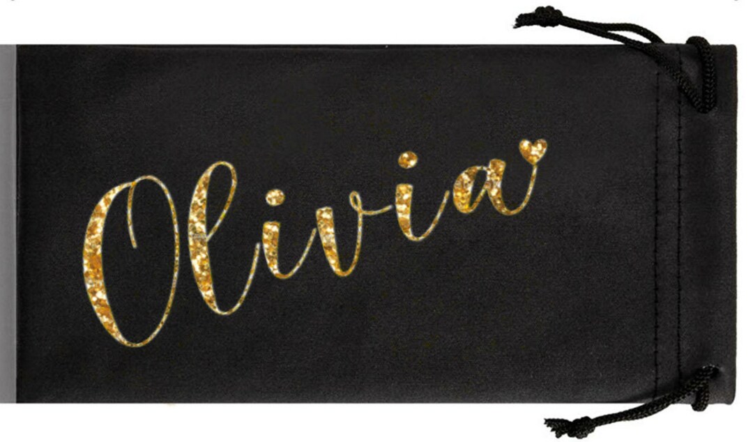 Personalized Microfiber Sunglass Pouch ** Custom Sunglass / Eyeglass ...