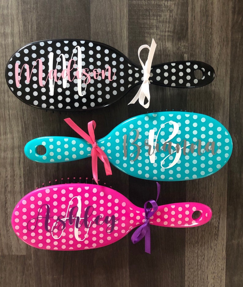 Personalized Hair Brush Girls Hair Brush Custom Hair - Etsy