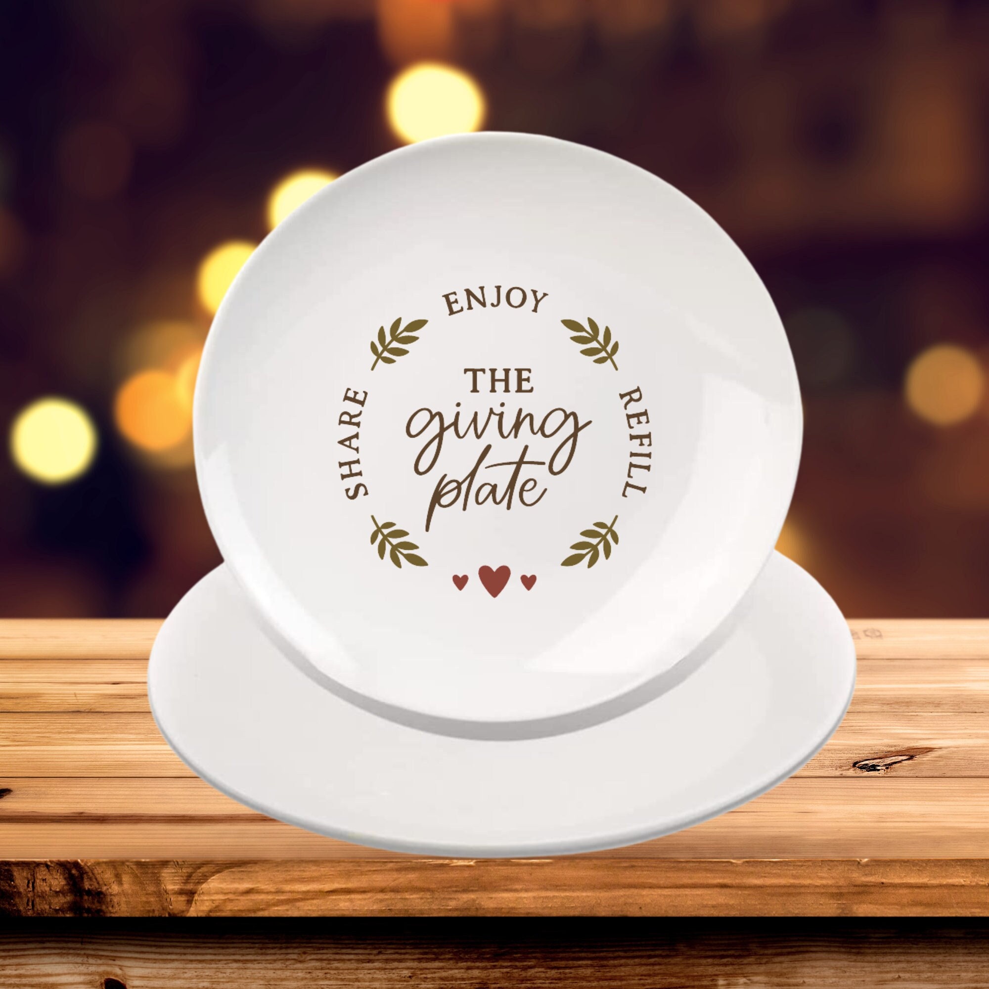 The Giving Plate ** Thanksgiving Giving Plate ** Christmas Giving Plate ...