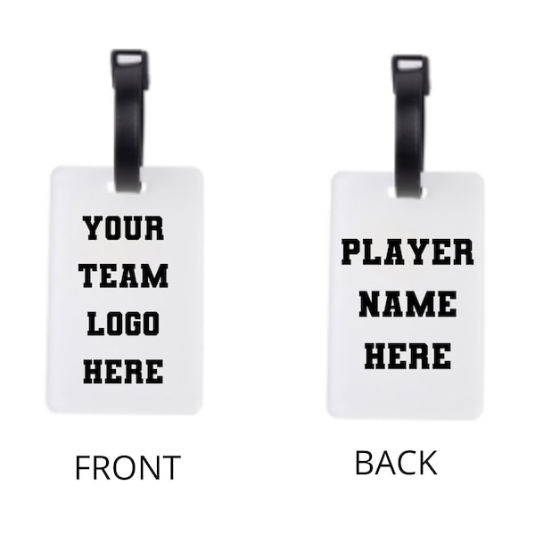 Sports Name Tag - Etsy