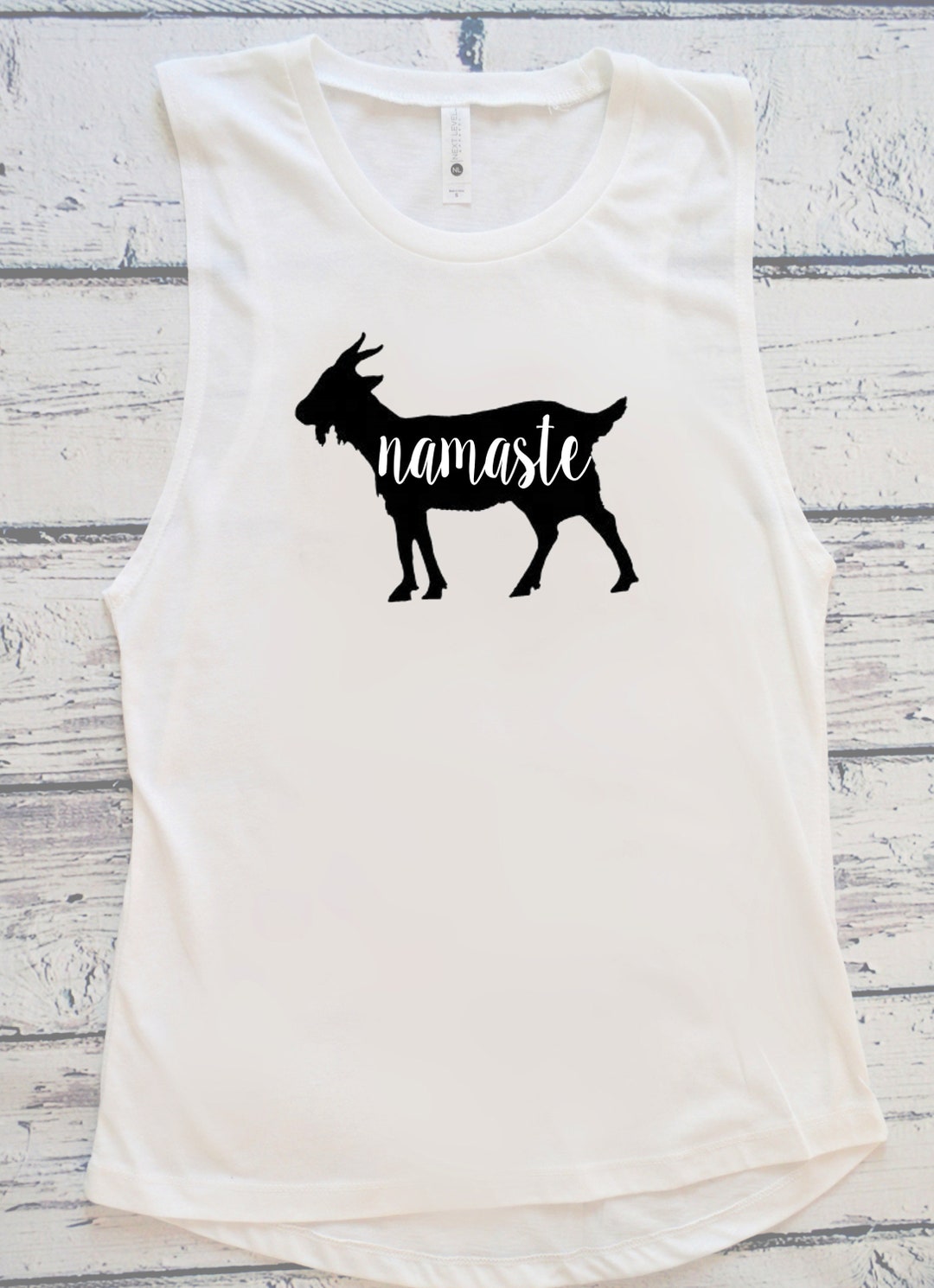 Goat Yoga Tank Top ** Namaste Goat Tank Top ** Womens Goat Yoga Tank - Etsy