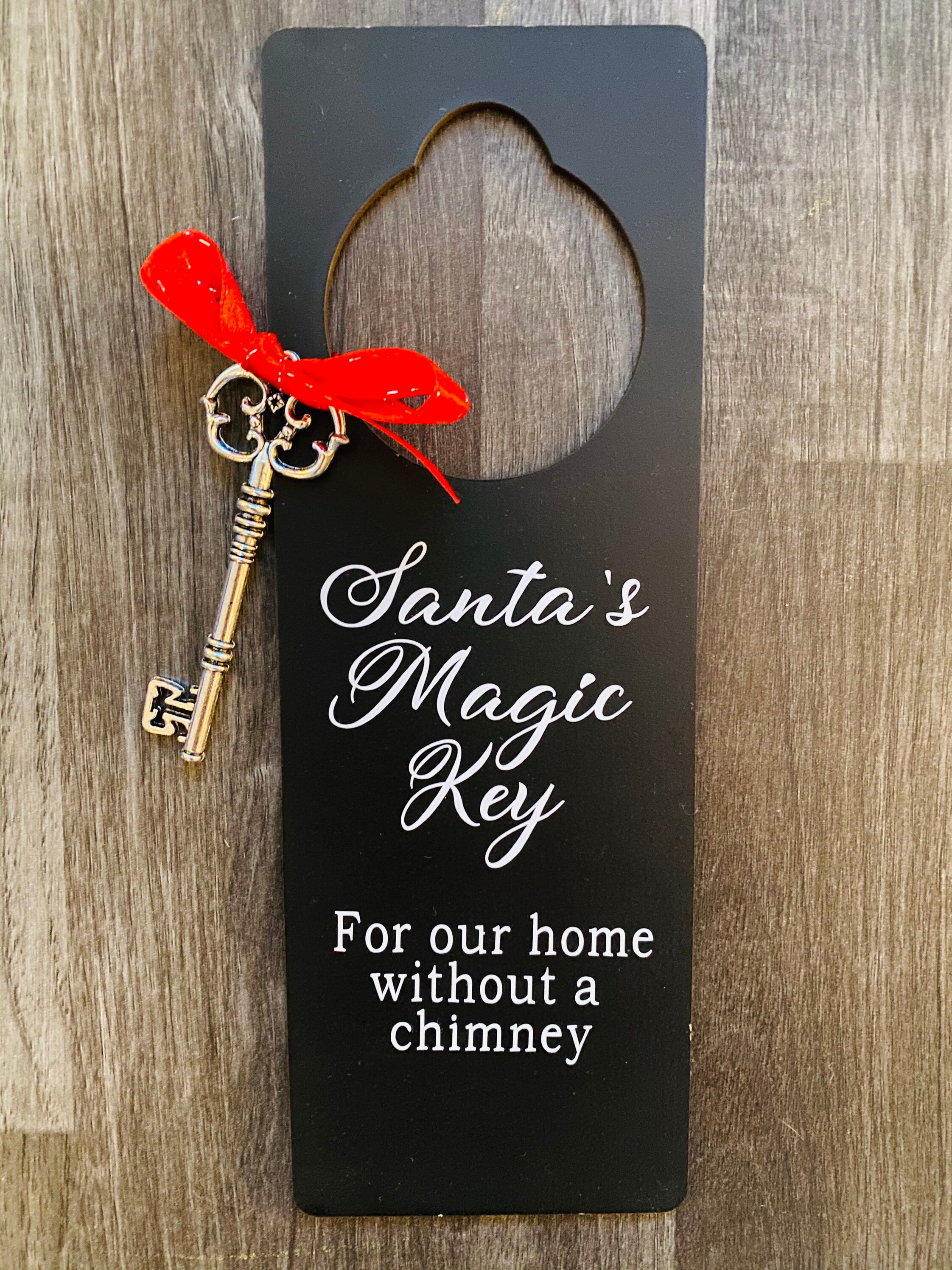 Santa's Magic Key Santa Door Hanger Christmas Magic - Etsy España