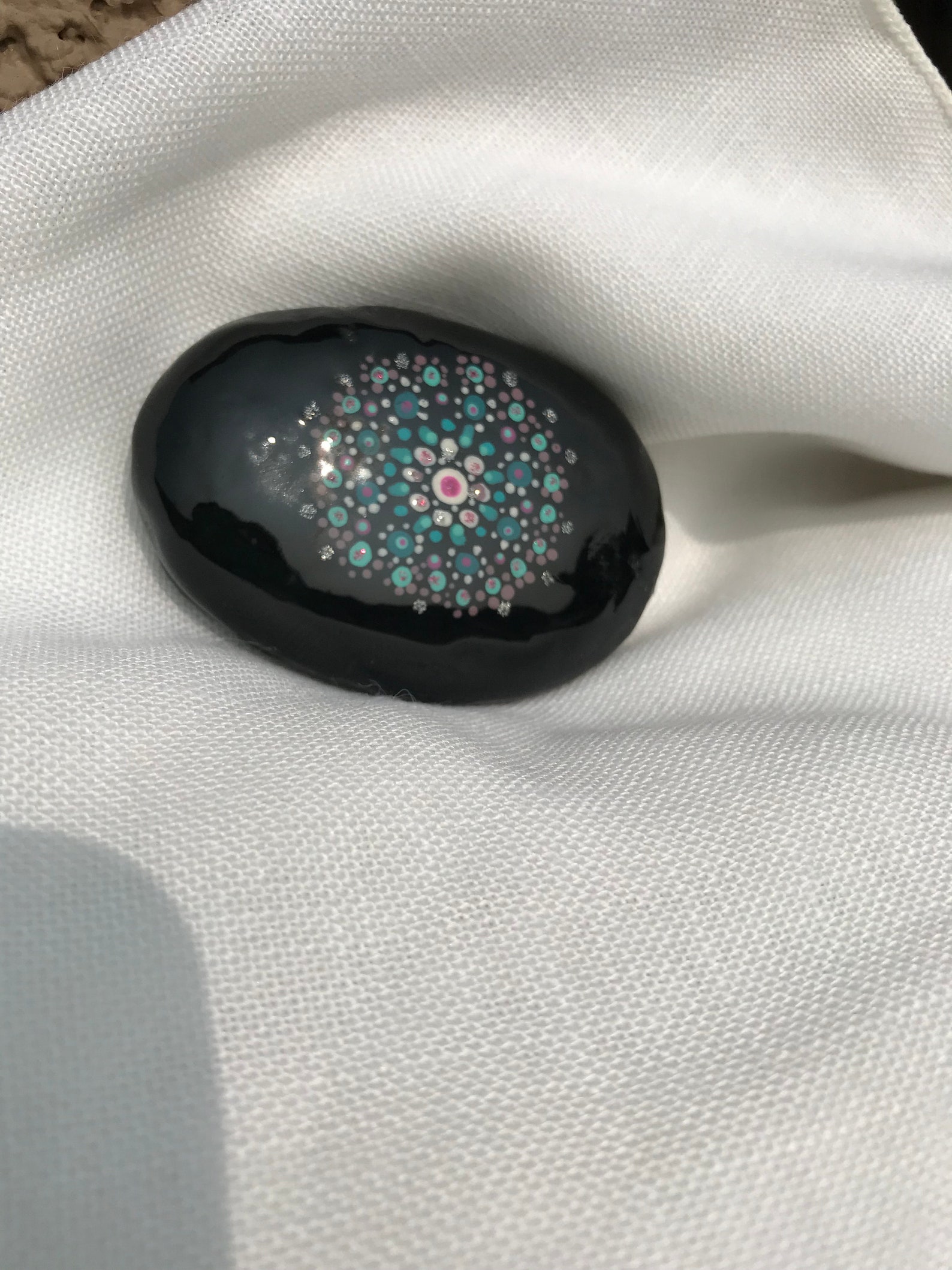 Smooth Resin Coated Painted Rock - Etsy