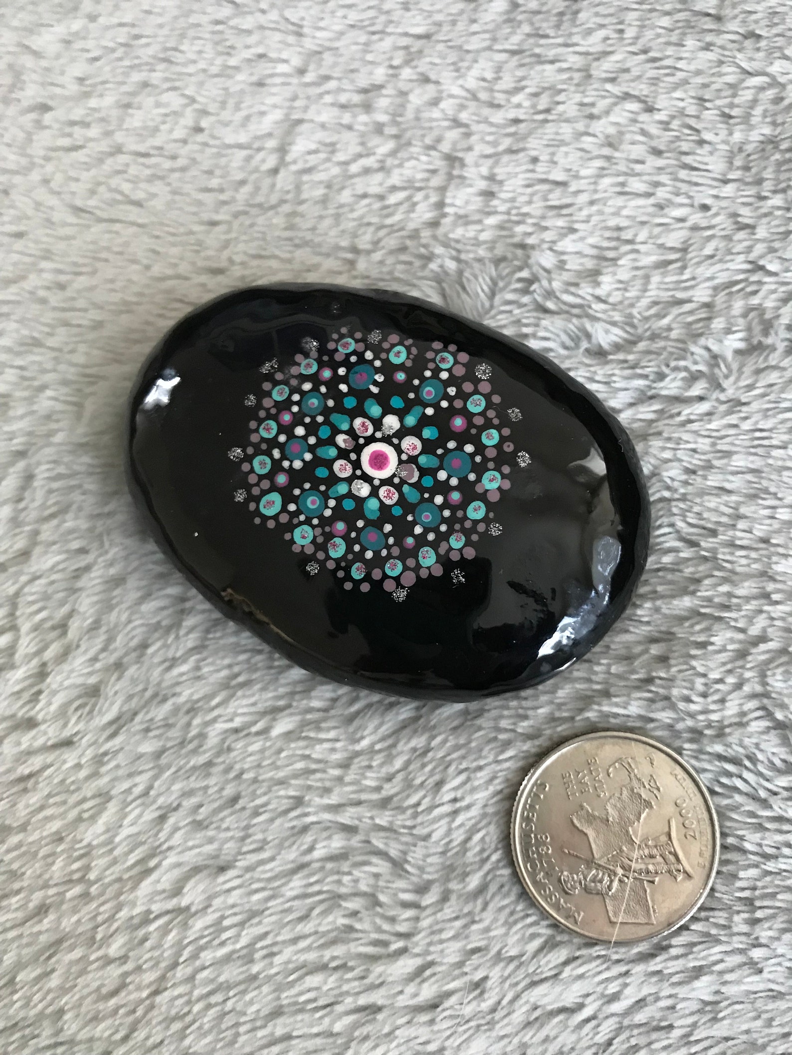 Smooth Resin Coated Painted Rock - Etsy
