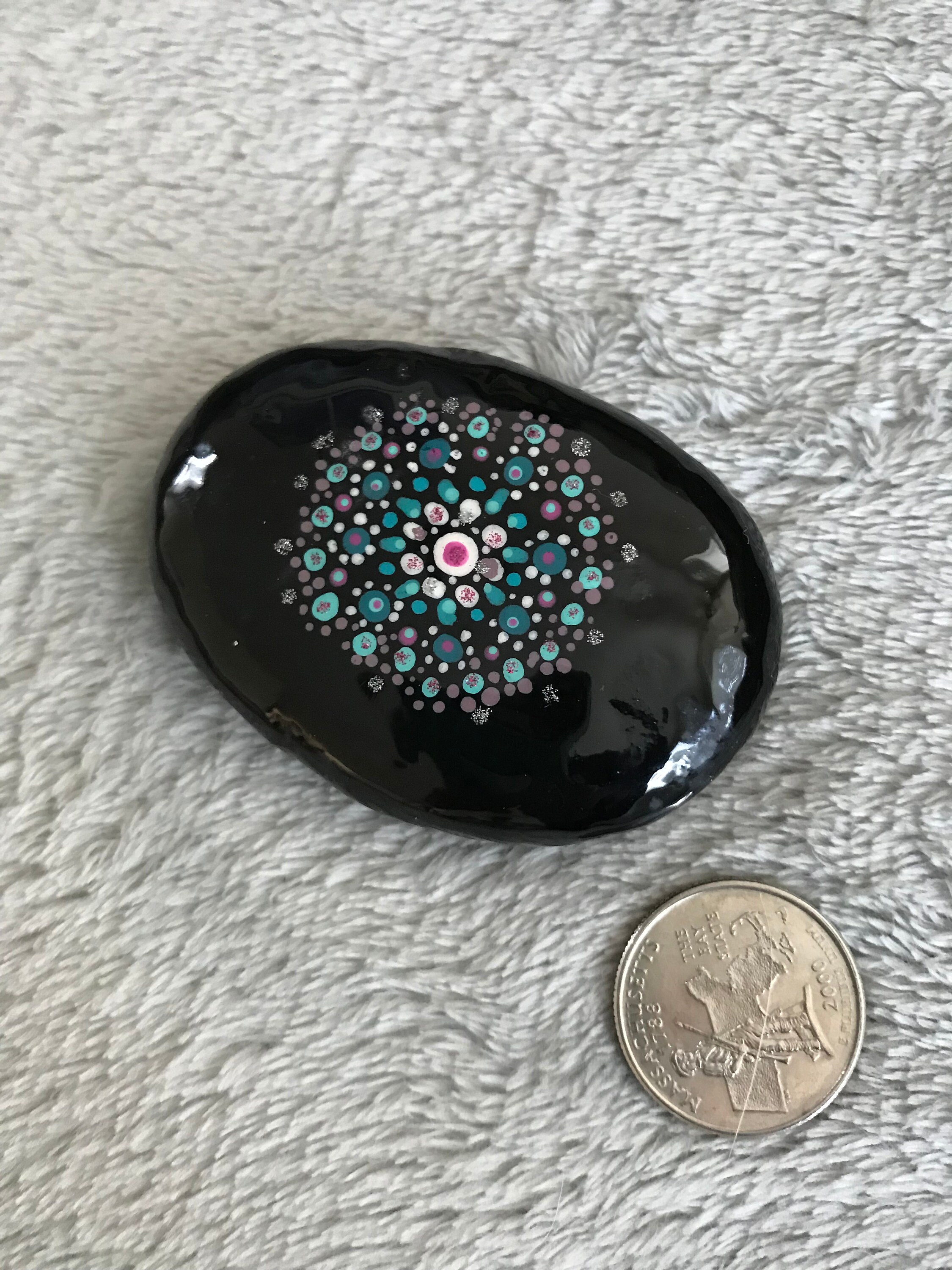 Smooth Resin Coated Painted Rock - Etsy