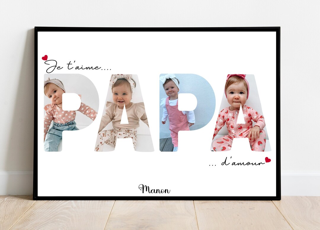 Personalized PAPA Poster / Happy Birthday / Father's Day / Gift ...