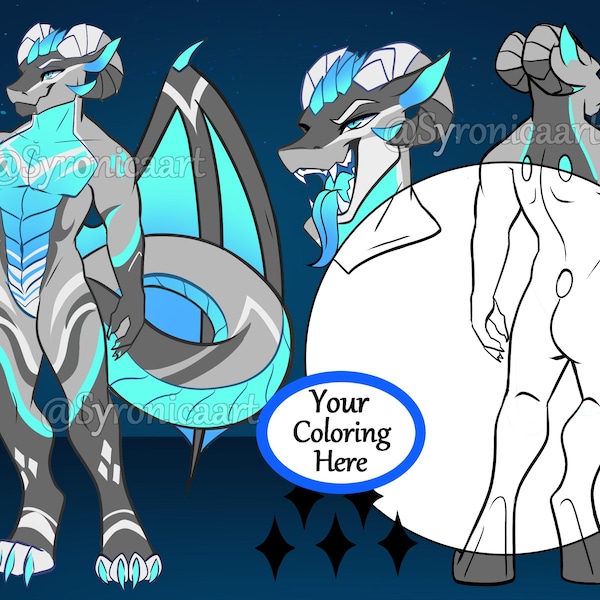 Furry Heads Base Dragon - Etsy